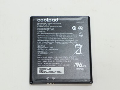 Coolpad Surf Replacement Battery - CPLD-429 - 2600 mAh - 3.8v | eBay
