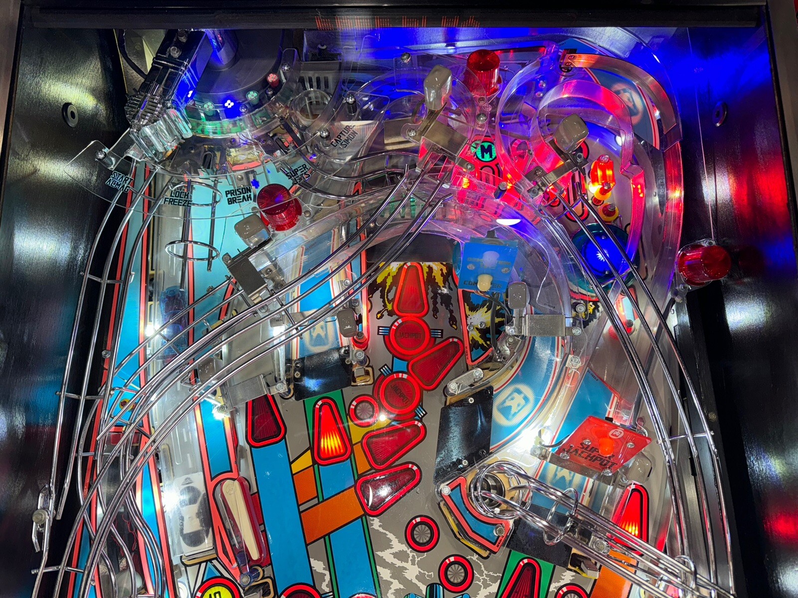 Demolition Man Pinball Machine Williams LEDs Orange County Pinballs ...