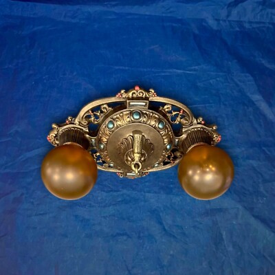 Single Great Flush Mount Double Socket Fixture 78B | eBay