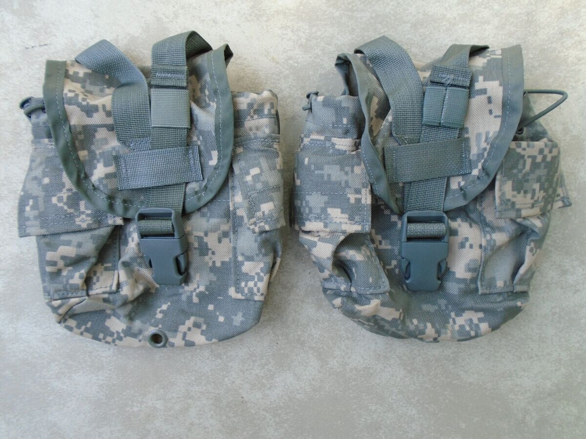 15 PC US Army Rifleman Set ACU Molle Assault Pack Pouch FLC Vest LN | eBay