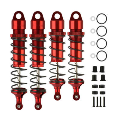 Powerhobby Aluminum Front & Rear Shocks Red (4) FOR Traxxas Sledge | eBay