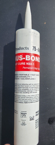 (2 Pack) Manus-Bond - Fast Cure Adhesive Sealant 75-AMFC, Gray, Expired ...