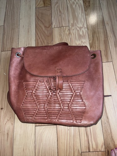 Fat Face brown leather Backpack bag | eBay UK