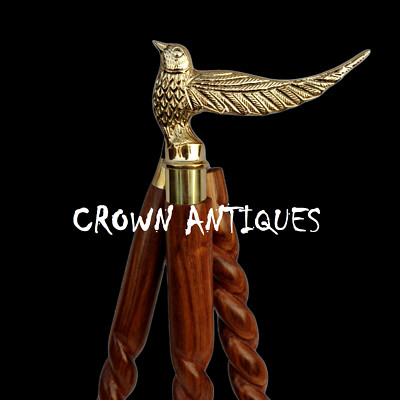 Brass Classic Vintage Walking Cane Stick Bird Handle Victorian Style ...