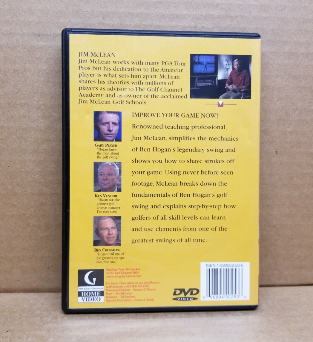 Ben Hogan: The Golf Swing - Improve Your Game (DVD 2004) Jim McLean ...