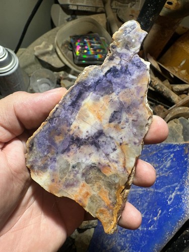 Utah Bertrandite Tiffany stone UV Old stock **hxtled slab. | eBay