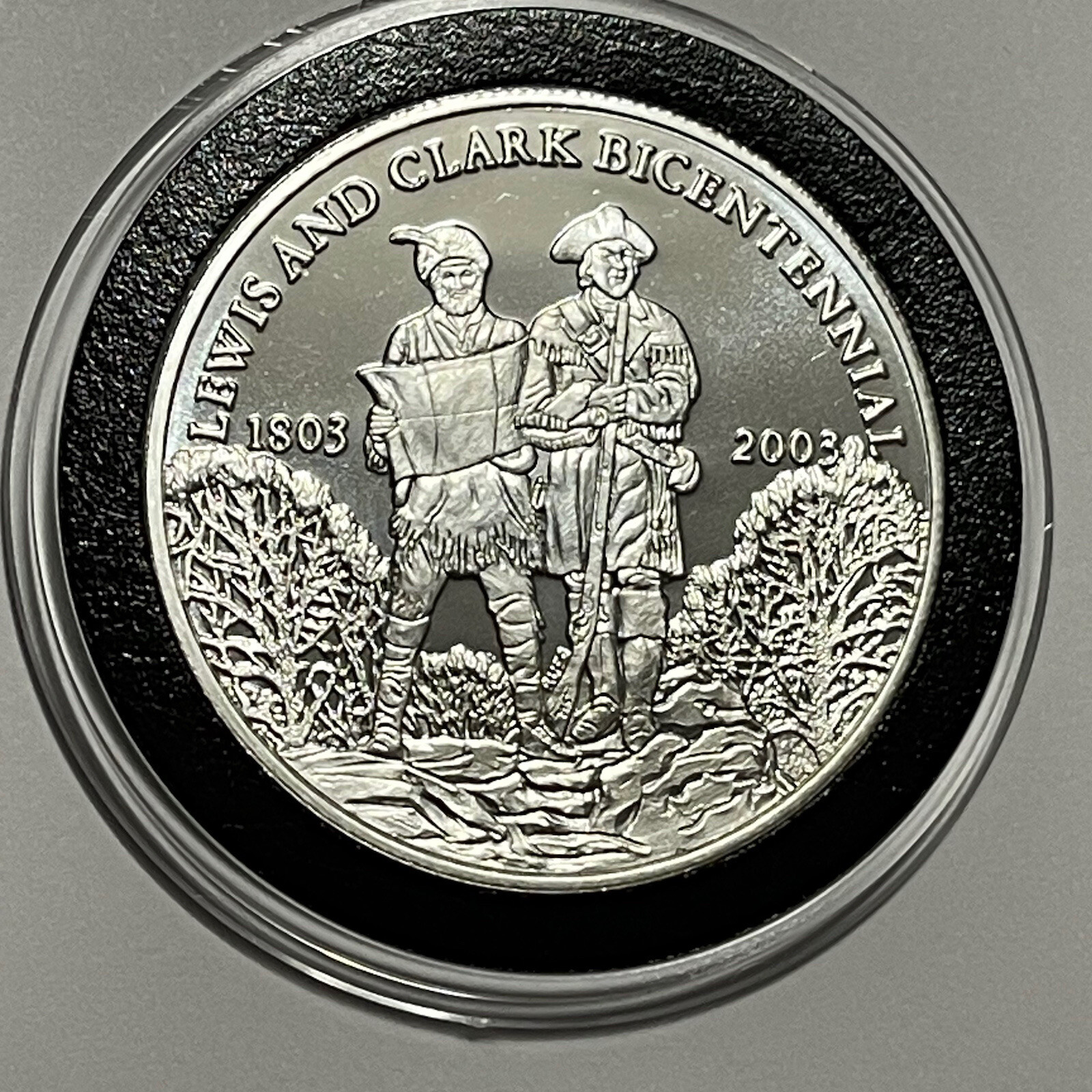 2003 Lewis & Clark Bicentennial Coin 1 Troy Oz .999 Fine Silver Round ...