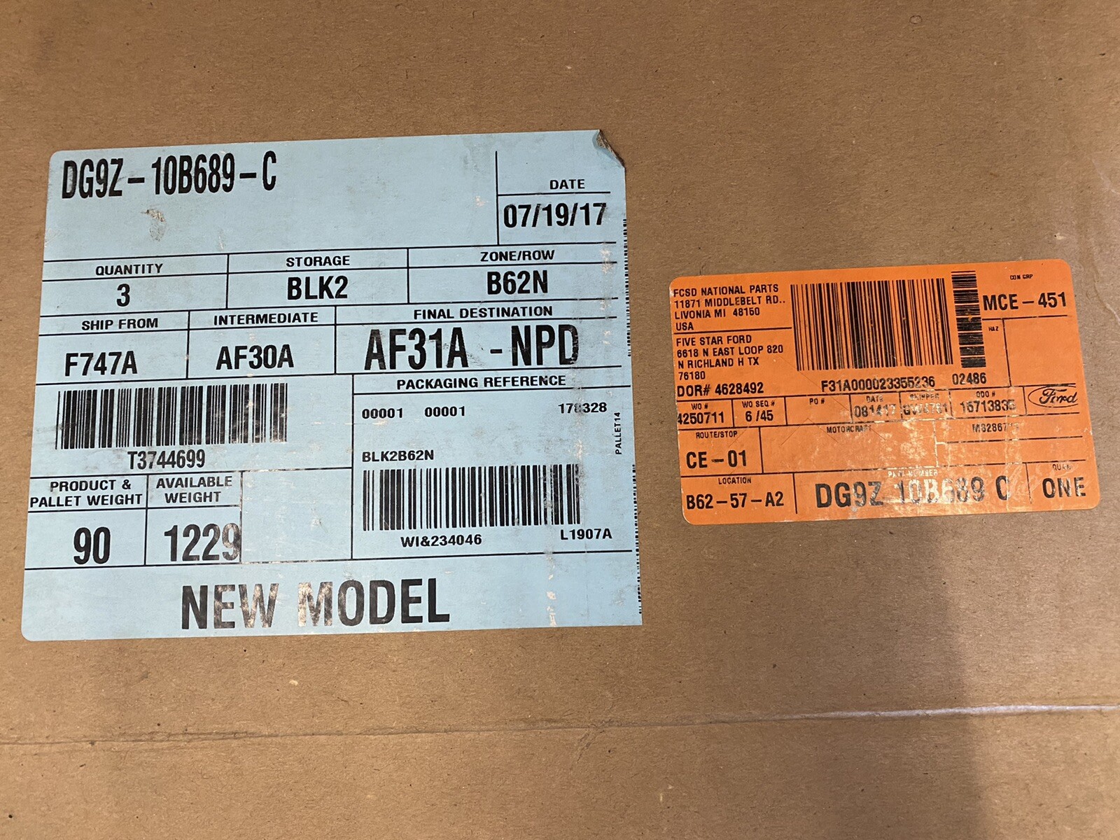 Ford DG9Z-10B689-C / Charger - Battery - 2013-2019 Ford Fusion | eBay