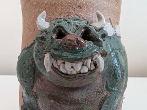Hodag pottery stein mug 3D mythical creature folklore Rhinelander ...
