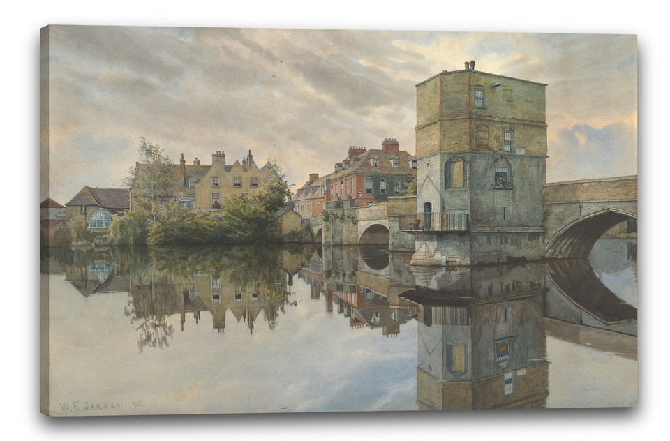 Kunstdruck William Fraser Garten - St. Ives Bridge, St. Ives ...