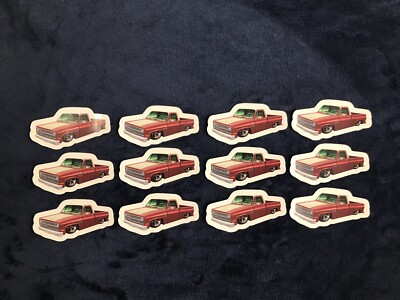 Slammed Chevy C10 Square Body Sticker 12 Pack FREE SHIPPING | eBay