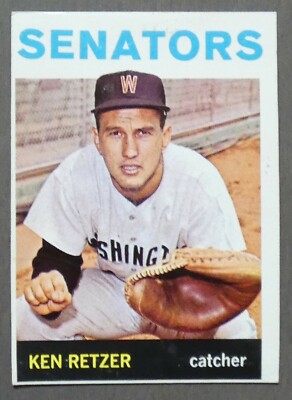 1964 Topps Baseball #277 Ken Retzer Washington Senators - VG/EX | eBay