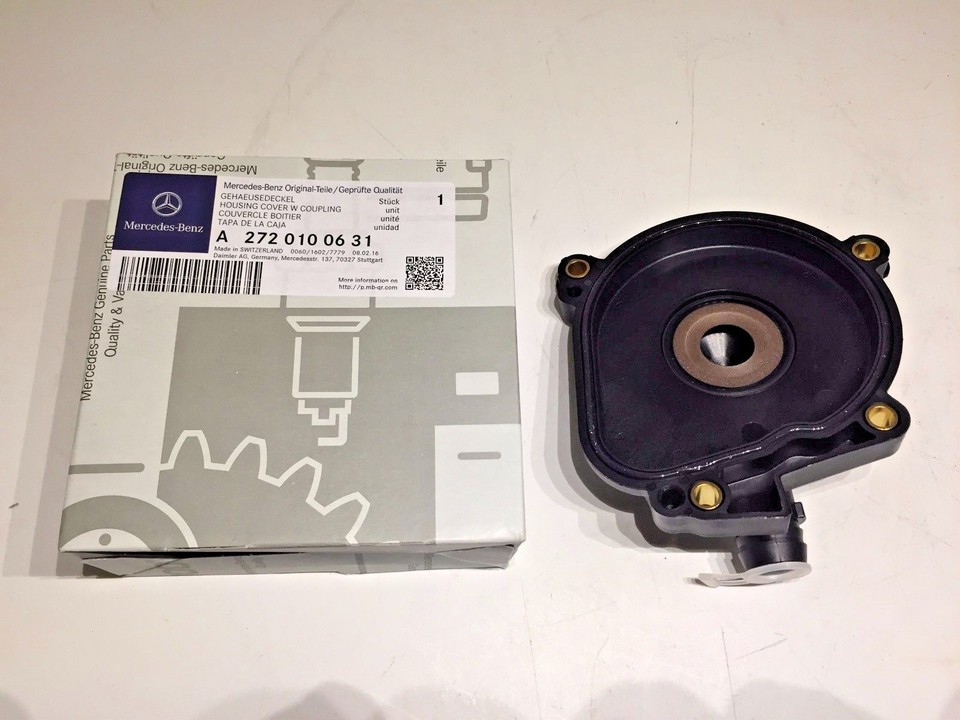Mercedes Engine Oil Separator Cover / Crank Case Vent Valve w/Seal ...