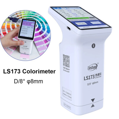 LS173 Digital Colorimeter Color Analyzer D/8° φ8mm Color Difference ...