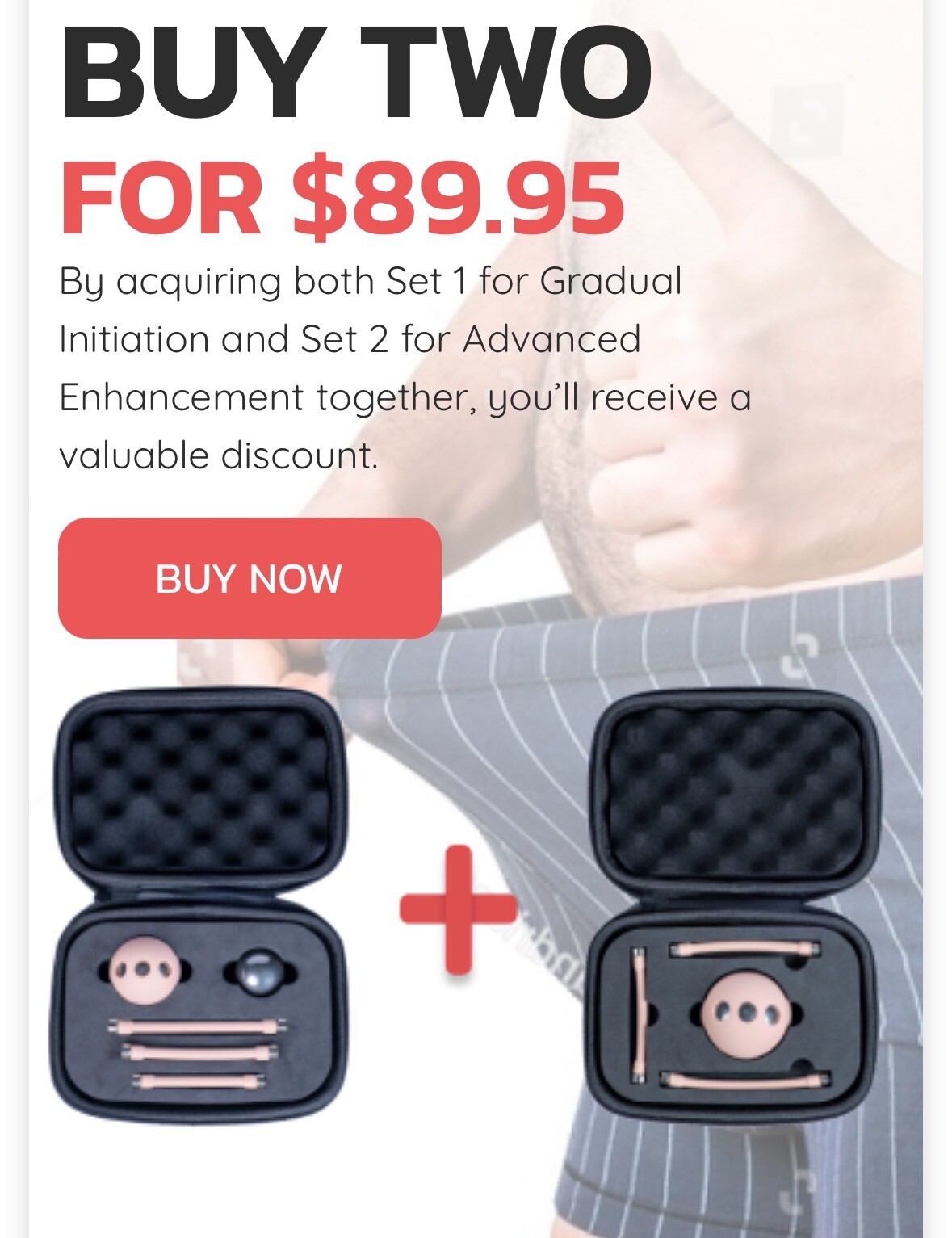 Male Penis Extender Complete Enlargement Enlarger Stretcher Weight ...