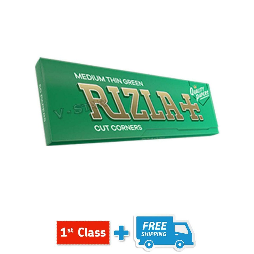 RIZLA REGULAR & KING SIZE SLIM CIGARETTE ROLLING SMOKKING PAPERS ...