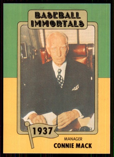 1980 SSPC HOF Connie Mack Philadelphia Athletics #9 | eBay