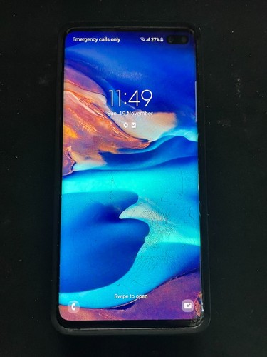 Samsung Galaxy S10+ SM-G975F - 128GB - Prism Black (Unlocked) (Single ...