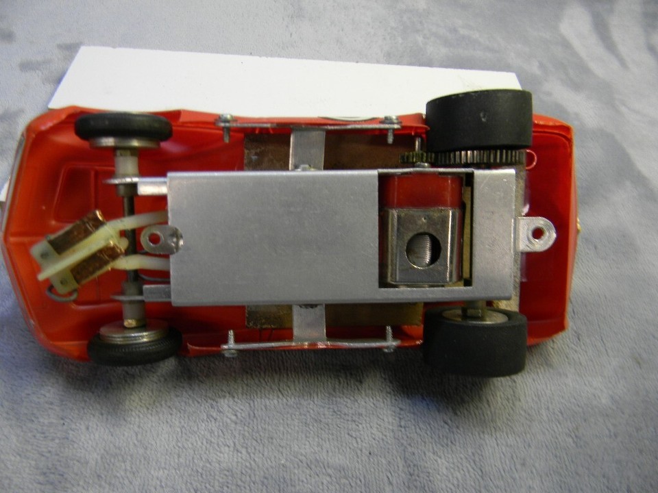 1/25 SCALE 1966 MPC VINTAGE ORIGINAL MAKO SHARK ORANGE SLOT CAR-NICE ...