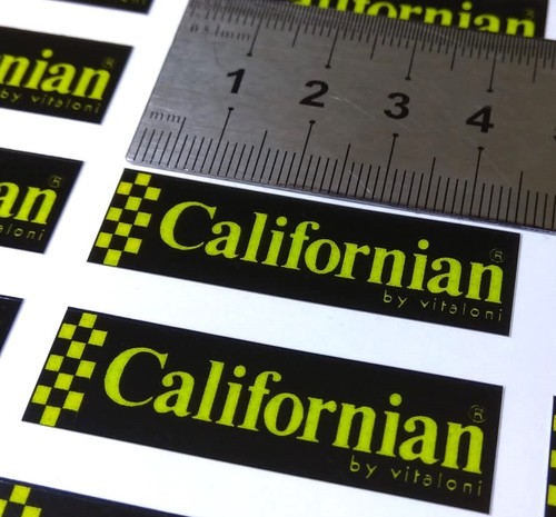 100x Vitaloni Californian mirror stickers - DECALS - Lotus, Ferrari and ...