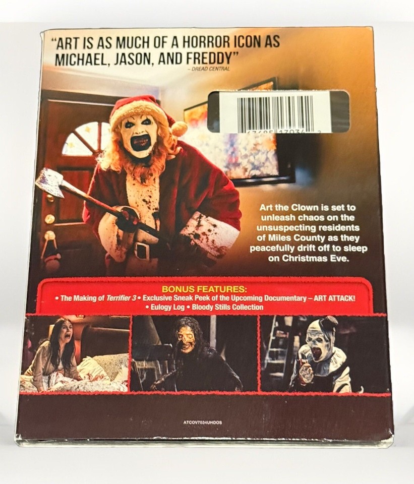 Terrifier 3 (4K Ultra HD Blu-ray) New | eBay