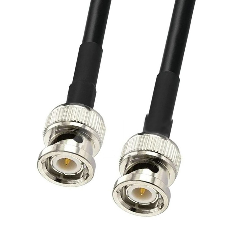 1M 50 Ohms BNC Male to BNC Male Coaxial Cable Connector For Audio Video CCTV | eBay