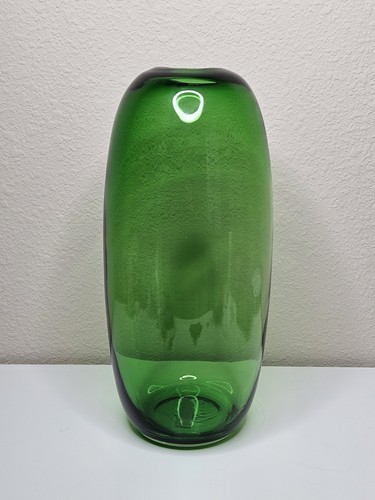 IKEA STOCKHOLM Series MARIA VINKA Green Oval Pill Vase 15 1/4" Tall ...