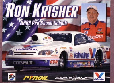 Sports Pub: Ron Krisher NHRA Hero Card- PRO STOCK CHEVY COBALT 2003 | eBay