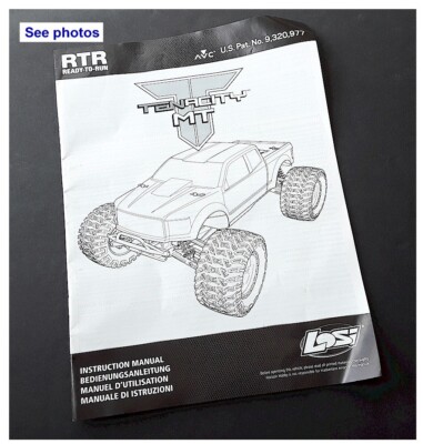 Vintage RC Team Losi Tenacity MT Instruction Owners Manual Hardcopy ...