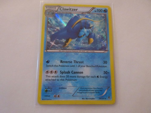 Clawitzer Holo Furious Fists Pokemon Card LP | eBay