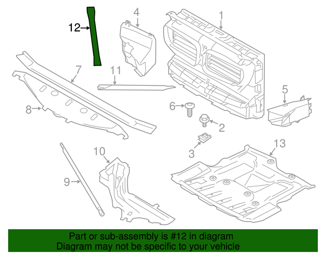 BMW 51717180315 Genuine OEM Factory Original Inner Brace for sale ...