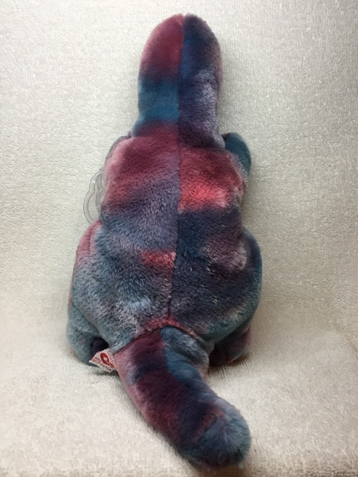 Stuffed Ty Beanie Baby Buddy Rex Tie-Dye Dinosaur 11” Plush 1999 ...