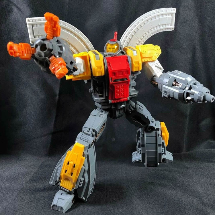 MFT Robot MF34 Mechanical Guard Figure 9" Rocket Launch Defense Base ...