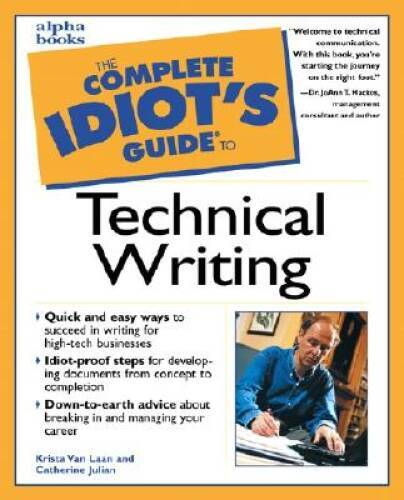The Complete Idiots Guide to Technical Writing - Paperback - VERY GOOD ...