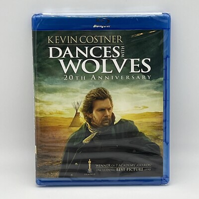 Dances With Wolves (Blu-ray, 1990, 20th Anniversary Edition) Brand New ...