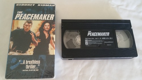 The PeaceMaker 1997 VHS VCR Movie George Clooney Nicole Kidman Marcel ...