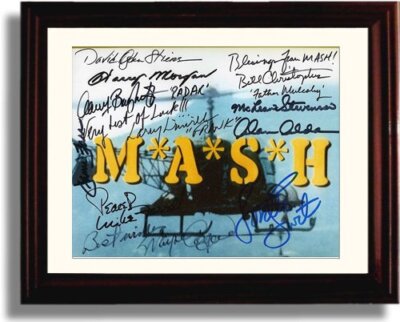 16x20 Framed Mash Autograph Promo Print - Cast Signed | eBay