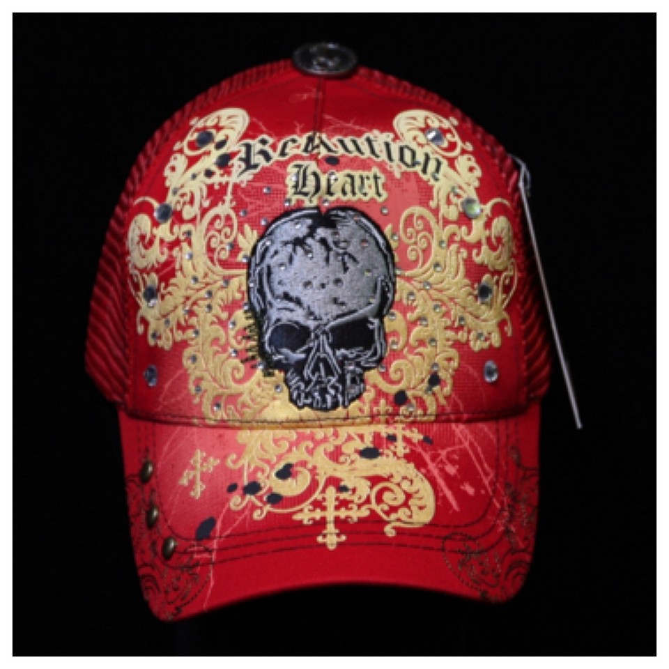 Vintage Cap Mesh Tattoo Caps Fashion Hat Skull Rose Casual Snapback ...