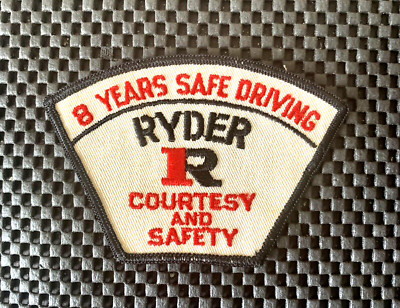 RYDER 8 YEARS SAFE DRIVING EMBROIDERED SEW ON ONLY PATCH SAFETY 4 1/2 ...