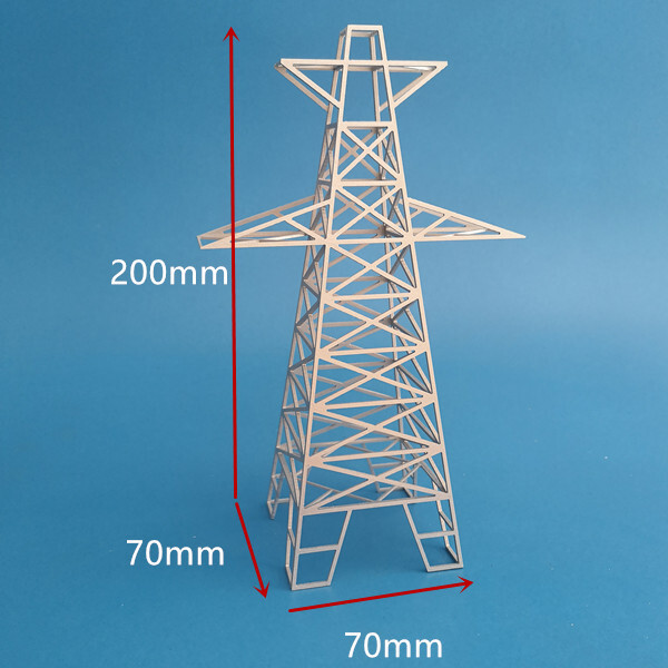 Diorama Power Transmission Tower Model Tensioning Tower Building Model ...
