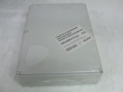 Schyller Grey Plastic Enclosures IP55 P/N: 93.254 220x300x75mm NEW | eBay