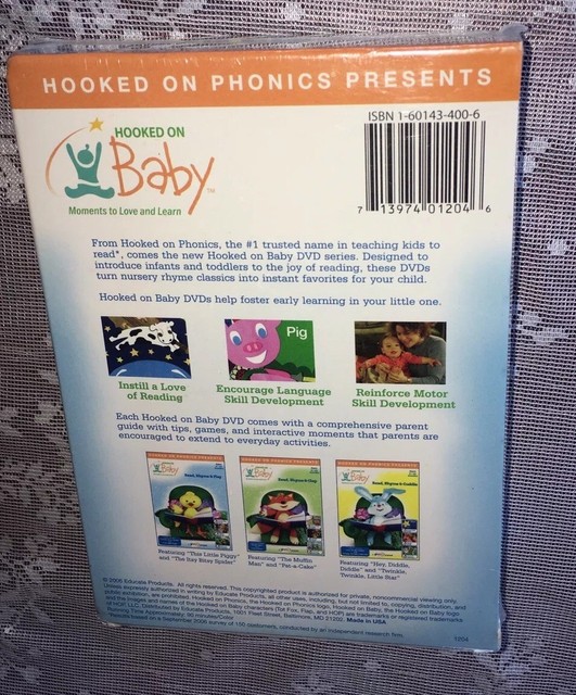Hooked on Baby - Read and Rhyme - 3 Pack (DVD, 2007, 3-Disc Set) for ...