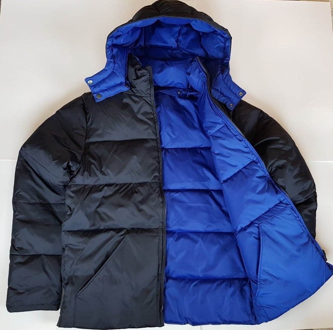 Boden Mens Thick Down Padded Jacket Coat BLACK / BLUE XS-S-M-L-XL-XXL ...