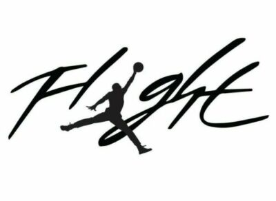 Michael Jordan Flight Decal Basketball Logo Vinyl Window Sticker Laptop ...