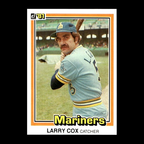 Larry Cox 1981 Donruss Seattle Mariners #285 NM+ Vintage! | eBay
