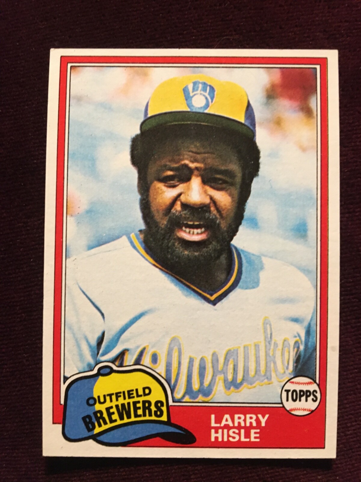 1981 Topps #215 Brewers Larry Hisle Baseball Card | eBay