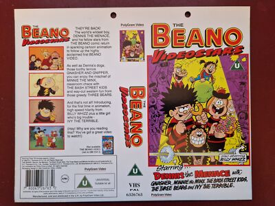 The Beano Videostars - Polygram Video - Promo Sample Video Sleeve/Cover ...