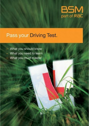 BSM Pass Your Driving Test by British School of Motoring Paperback Book ...