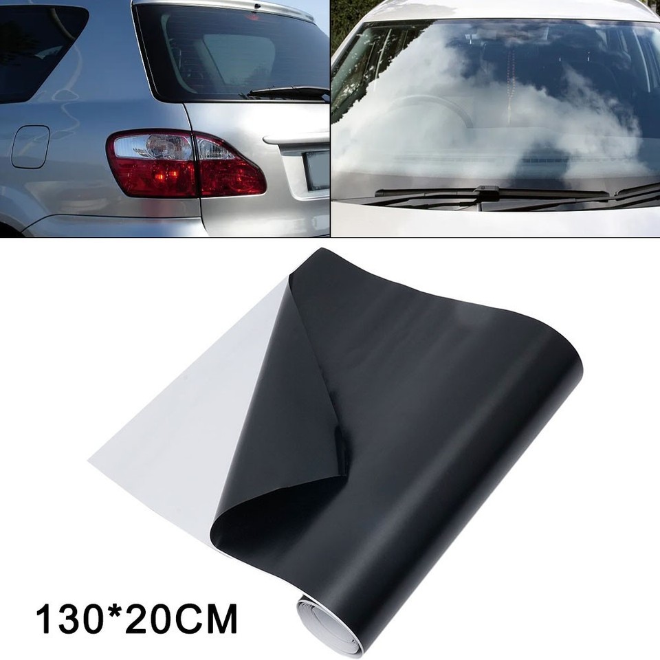 Stickers Windscreen Sunstrip 20CMx130CM 60F To 80F Matt Black Car ...