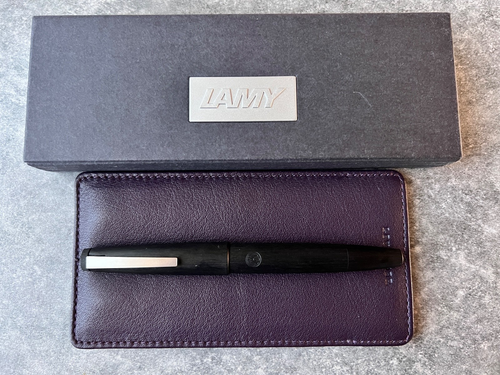 Vintage Lamy 2000 Fountain Pen W. Germany 18kt OM Nib Original Box | eBay